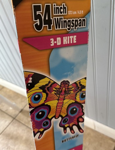 Super Size Nylon Kite 52" 3-D KITE BUTTERFLY New Triwinder | eBay