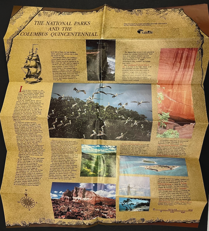 1980s/1990s National Parks Columbus Quincentennial Vintage Travel ...