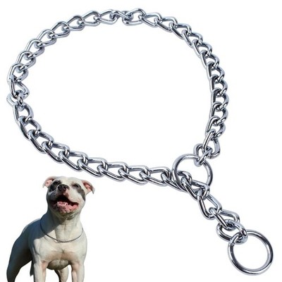 Metal Chain Choke Collar for Dogs, Slip Link Training Dog Choker Collar ...