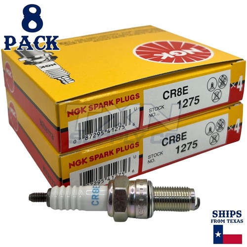 NGK 1275 Standard Spark Plug CR8E - 8 Pack | eBay