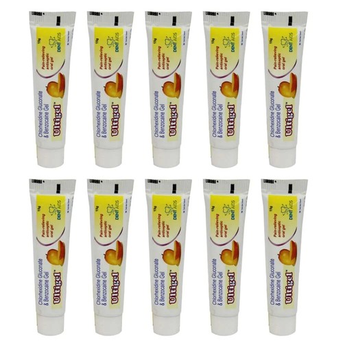 Dentaids Ultigel 15g 1% Chlorhexidine Oral Gel (Pack Of 10) For Dental ...