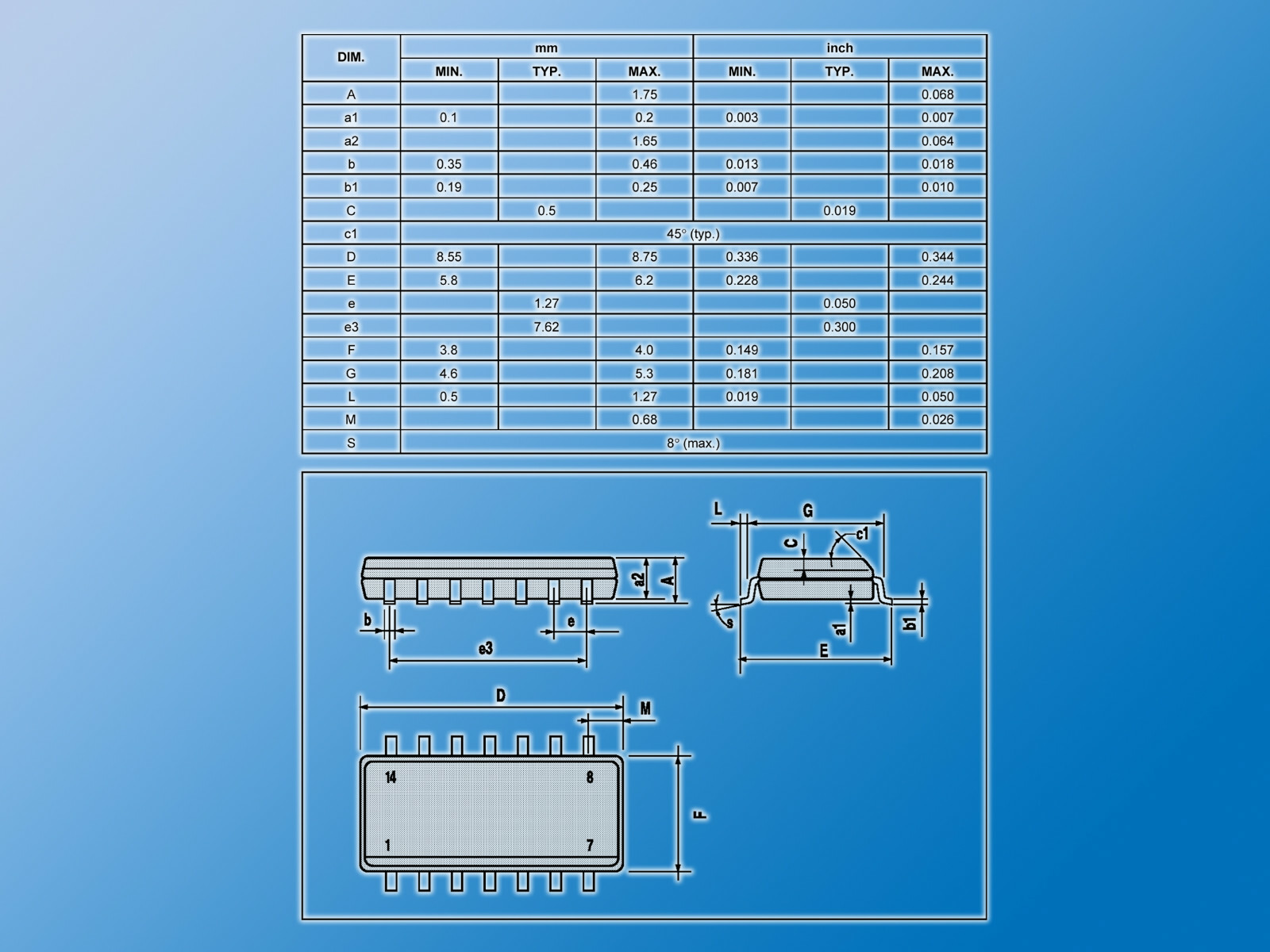 1x 74HC107 | JK Flip-Flop | SGS/STM | Komplementär | Negative ...