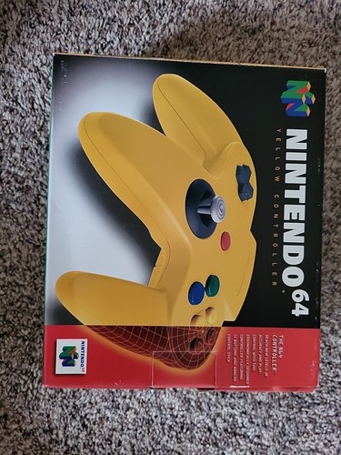 Nintendo 64 Controller Yellow For N64 OEM NIB | eBay