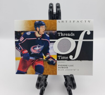 2021-22 UD Artifacts Pierre-Luc Dubois Threads of Time GAME WORN PATCH ...