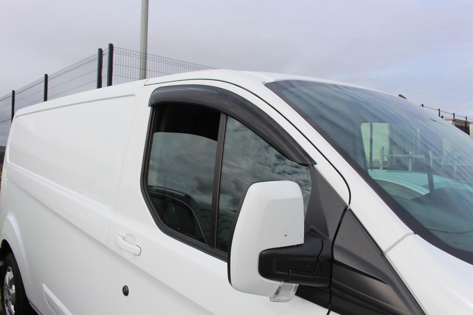 FOR FORD TRANSIT CUSTOM 2012-2023 STX WIND DEFLECTORS - VISORS EXTERNAL ...