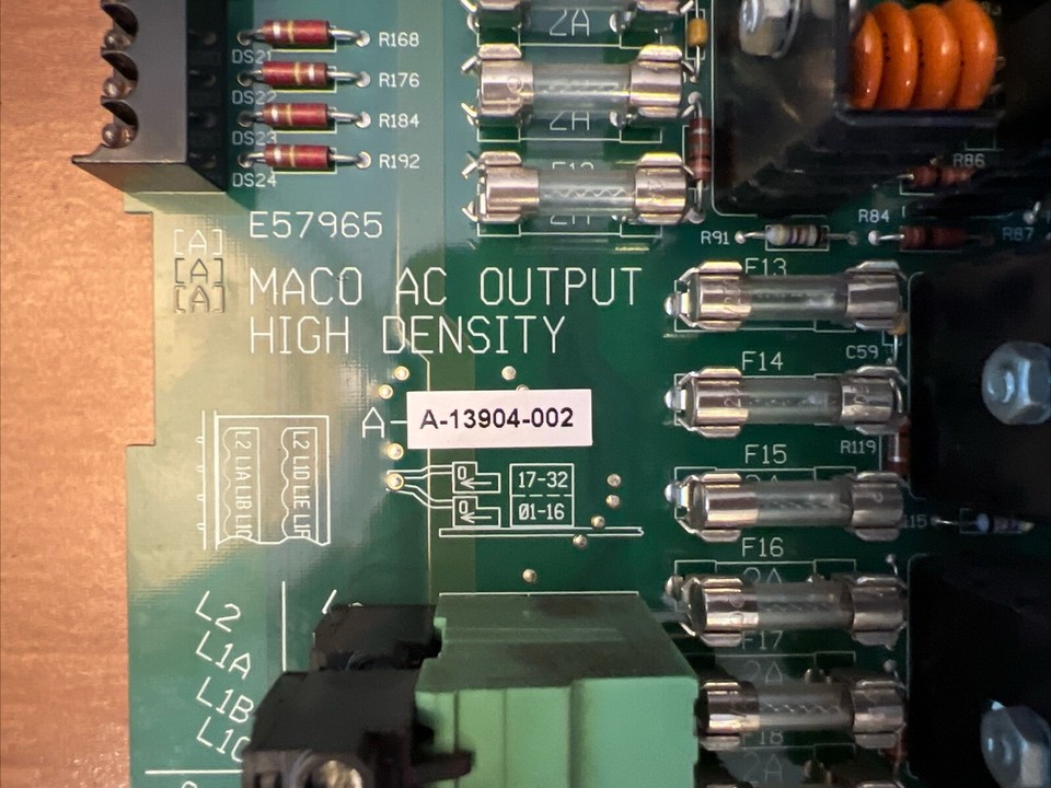 🔥Barber Colman A-13904-002 MACO AC OUTPUT HIGH DENSITY Circuit Board ...