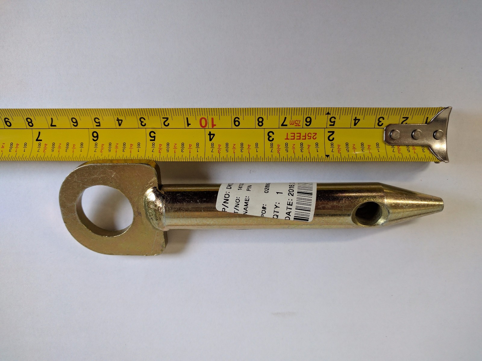 OEM KIOTI Dk04-0100 Backhoe Subframe Pin Kb2485 Kb2385 Kb2375 for sale ...