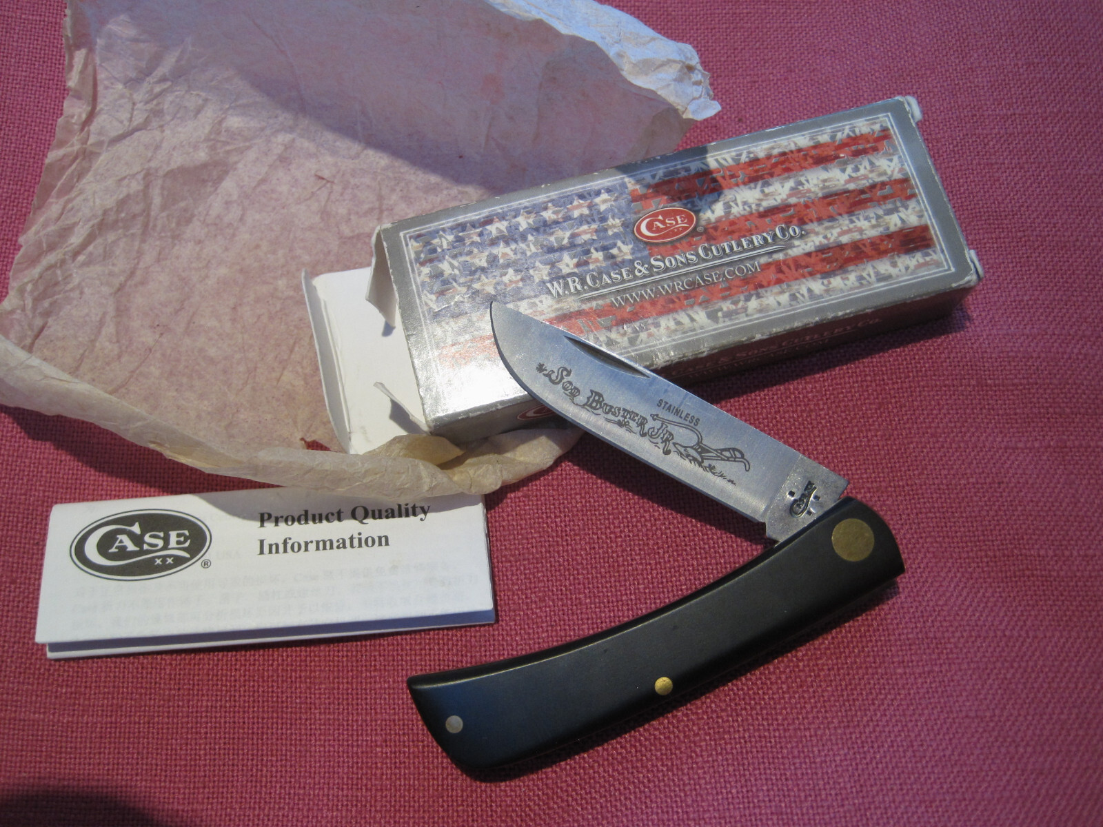 Case 2137 SS Sodbuster One Blade Pocket Knife Made in USA | eBay