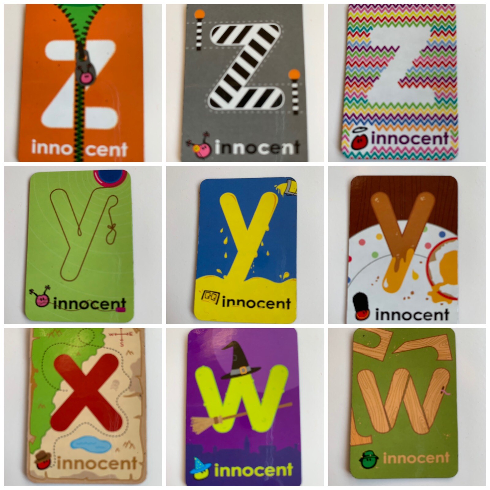 Innocent Smoothie Fridge Magnets Letters Numbers Pictures | eBay