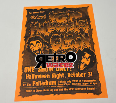 Insane Clown Posse Hallowicked Clownshow Flyer 8.5x11” ICP House of ...