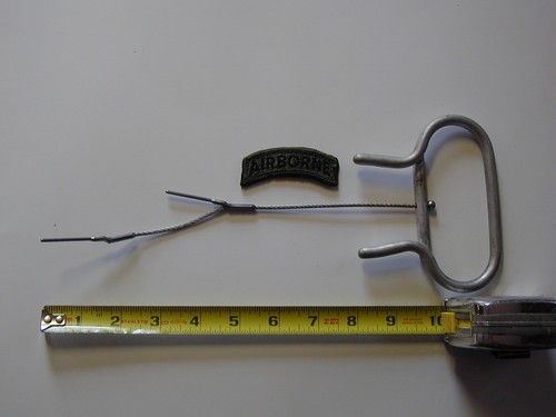 Quick Attach Chest Pack Parachute Ripcord two pin for 28 foot parachute ...