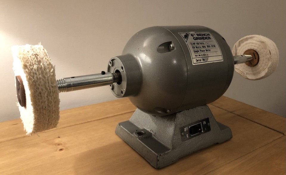 Bench Polisher - Heavy Duty - Bench buffer - metal polishing buffing ...