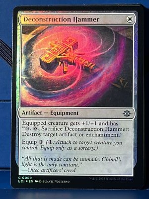 MTG Lost Caverns of Ixalan Deconstruction Hammer Foil LCI NM | eBay