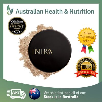 INIKA LOOSE MINERAL FOUNDATION POWDER SPF25 ALL SHADES + FREE SAME DAY ...