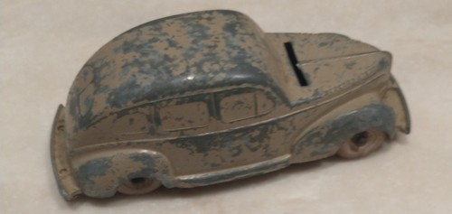Vintage 1939 - 40 Toy Car Mercury Eight Metal Bank Original Paint | eBay