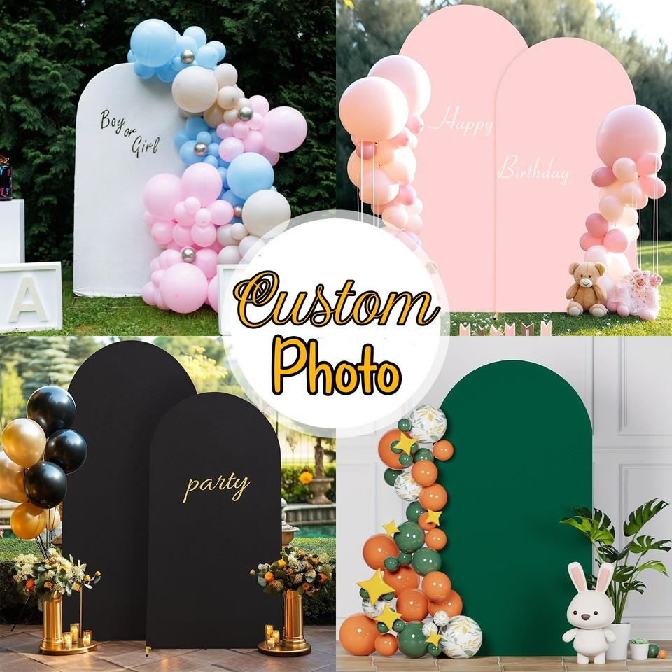 Pink Winnie the Pooh Arch Backdrop Cover Baby Shower Birthday Party ...