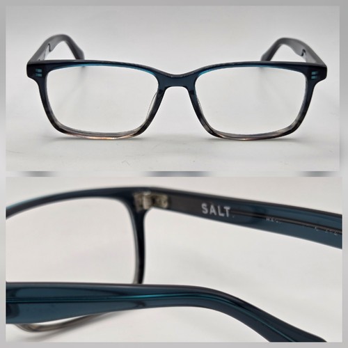 SALT. Eyeglasses Frames ALEX DF Polished Blue Gray Square Full Rim 51 ...