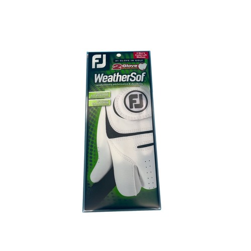 FJ WeatherSof Men's Cadet Golf Gloves- 2 Lefts, Large (Color, White) | eBay