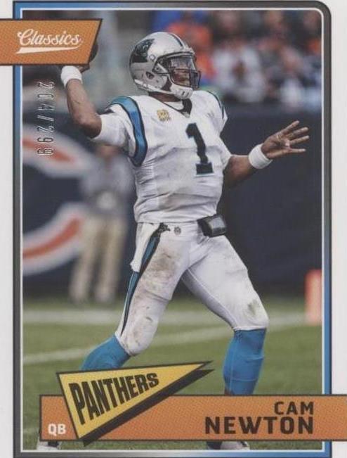 2018 Panini Classics - Cam Newton #14 Red Back /299 for sale online | eBay