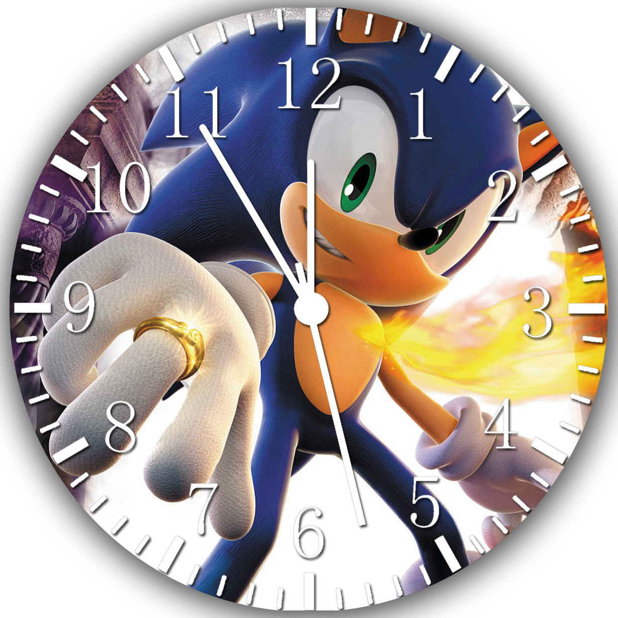 Super Sonic Frameless Borderless Wall Clock Nice For Gifts or Decor ...