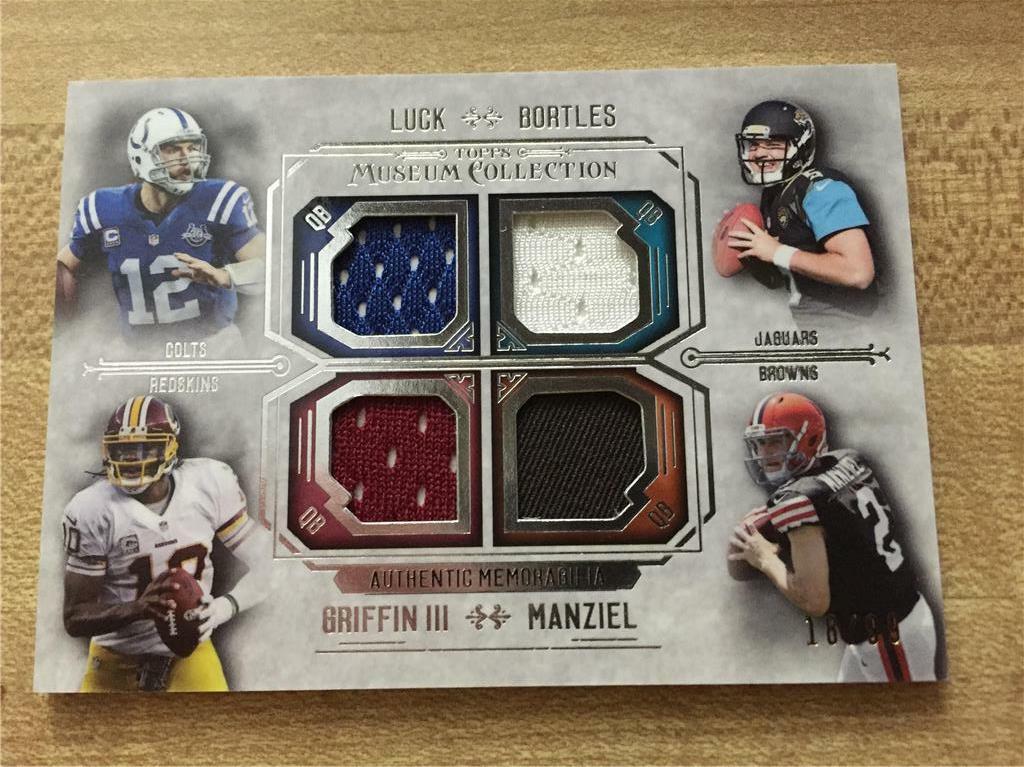 2014 Topps Museum Collection - Four-Player Quad Relics #FPQR-LBGM ...