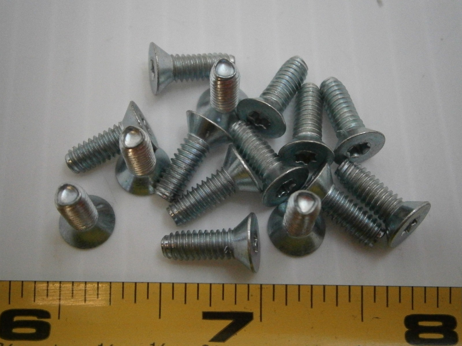 8-32 1/2"L Flat torx T-15 machine screw steel zinc taptite lot of 100 ...