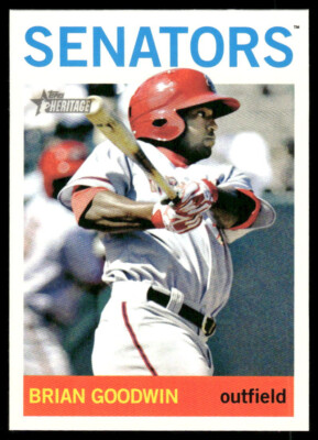 2013 TOPPS HERITAGE MINOR LEAGUE SHORT PRINT SP BRIAN GOODWIN #219 | eBay