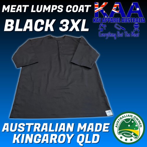 Butchers Coat Meat Workers Meat Lumpers Carters Black 3XL, AUSTRALIAN ...