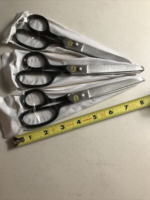 NEW 8-Inch Falcon Brand Scissors - 3 Pairs - All Metal Durable - Free ...