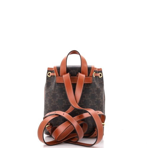 Celine Folco Backpack Triomphe Coated Canvas Mini | eBay