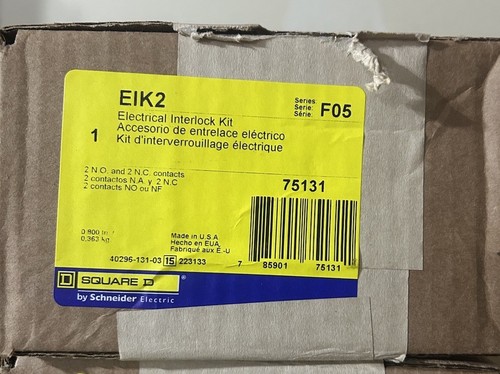 BRAND NEW Square D EIK2 Electric Interlock Kit Schneider Electric | eBay