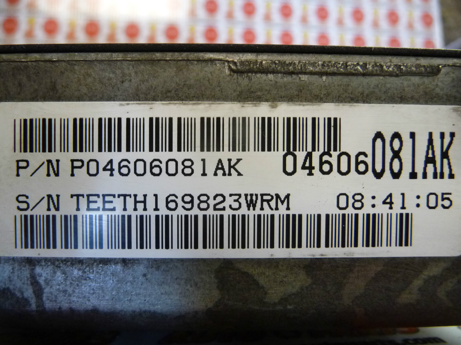 98 1998 DODGE INTREPID TRANSMISSION COMPUTER MODULE TCU TCM P04606081AK ...