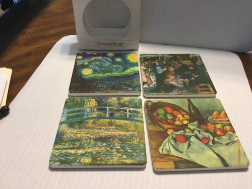 CoasterStone set of 4 various artist new | eBay