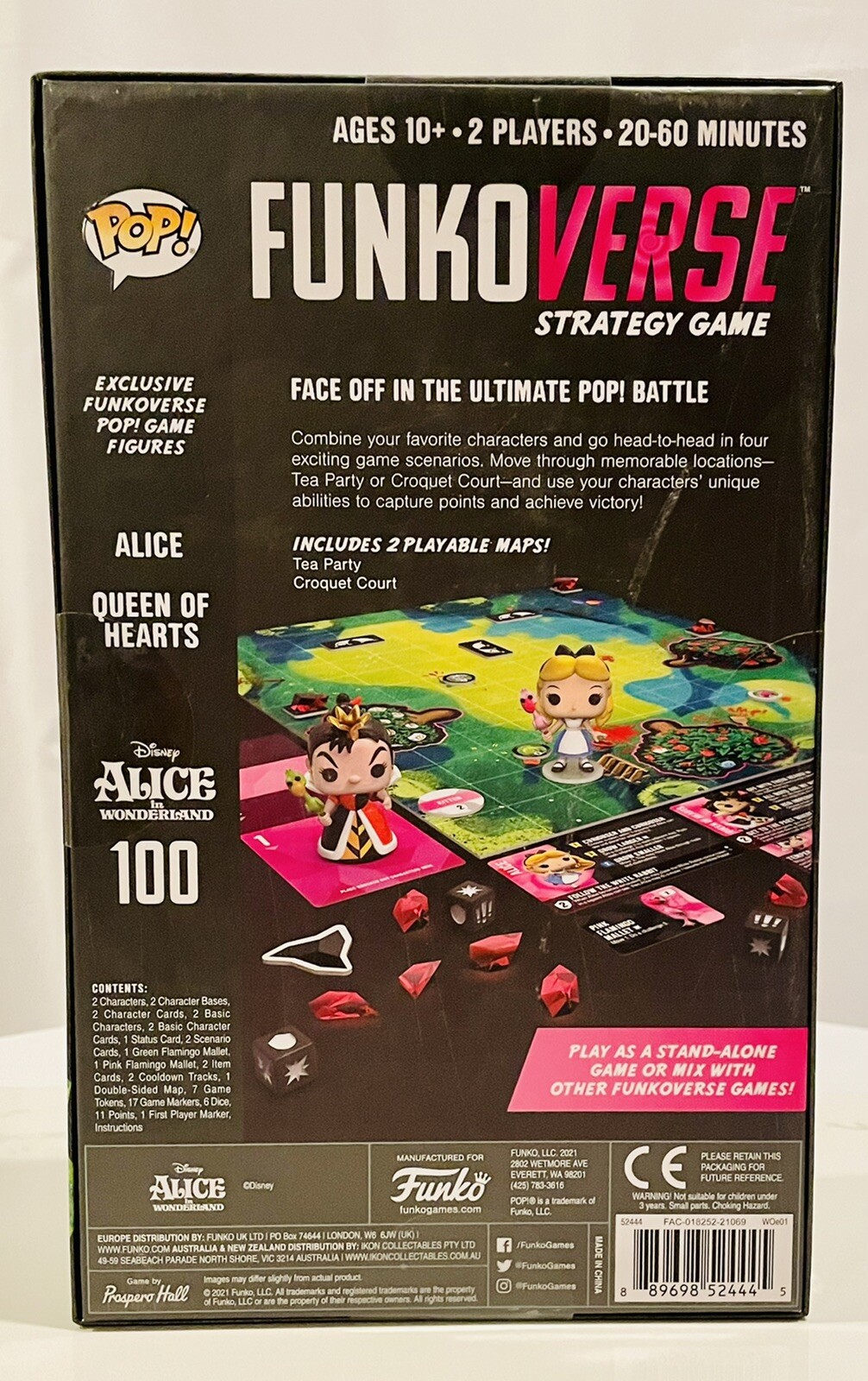 Funkoverse 2021 Alice In Wonderland Disney Strategy Game CHASE FUNKO ...