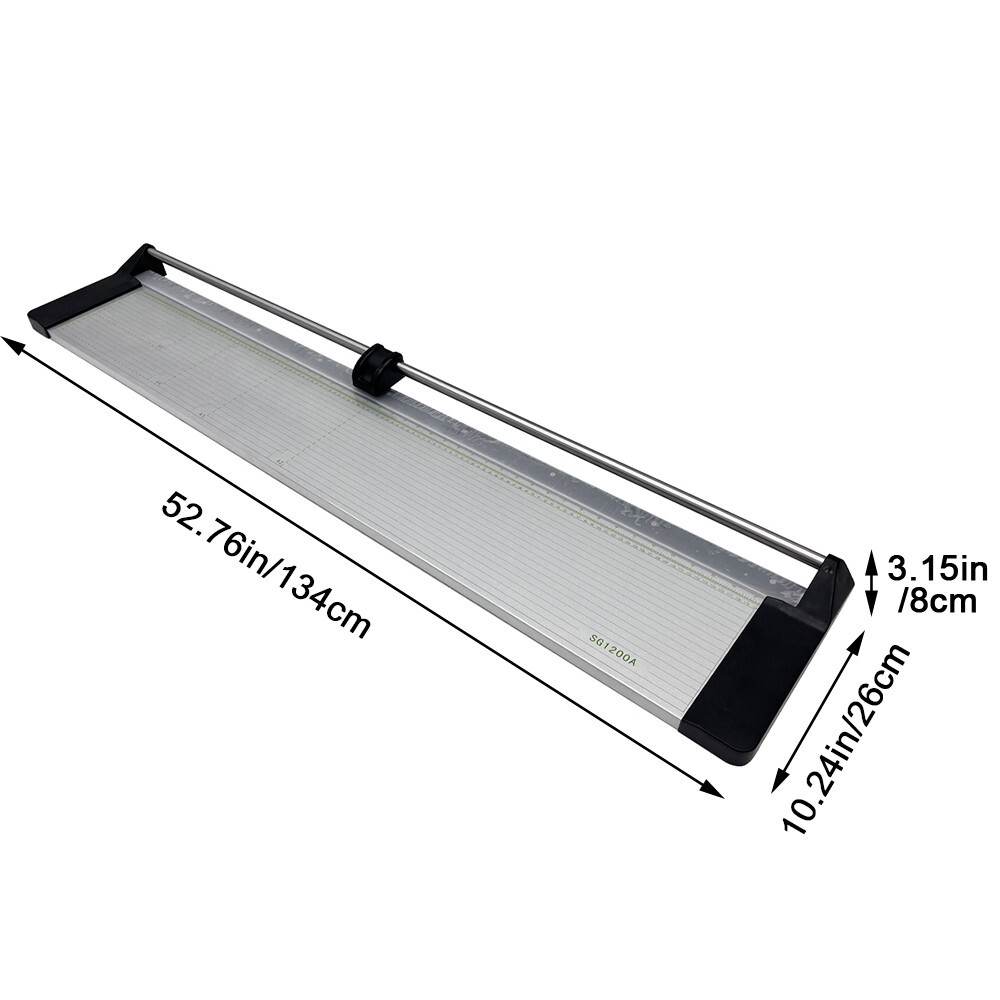 Manual Rotary Paper Trimmer 47inch Portable Photo Vinyl Paper Cutter ...