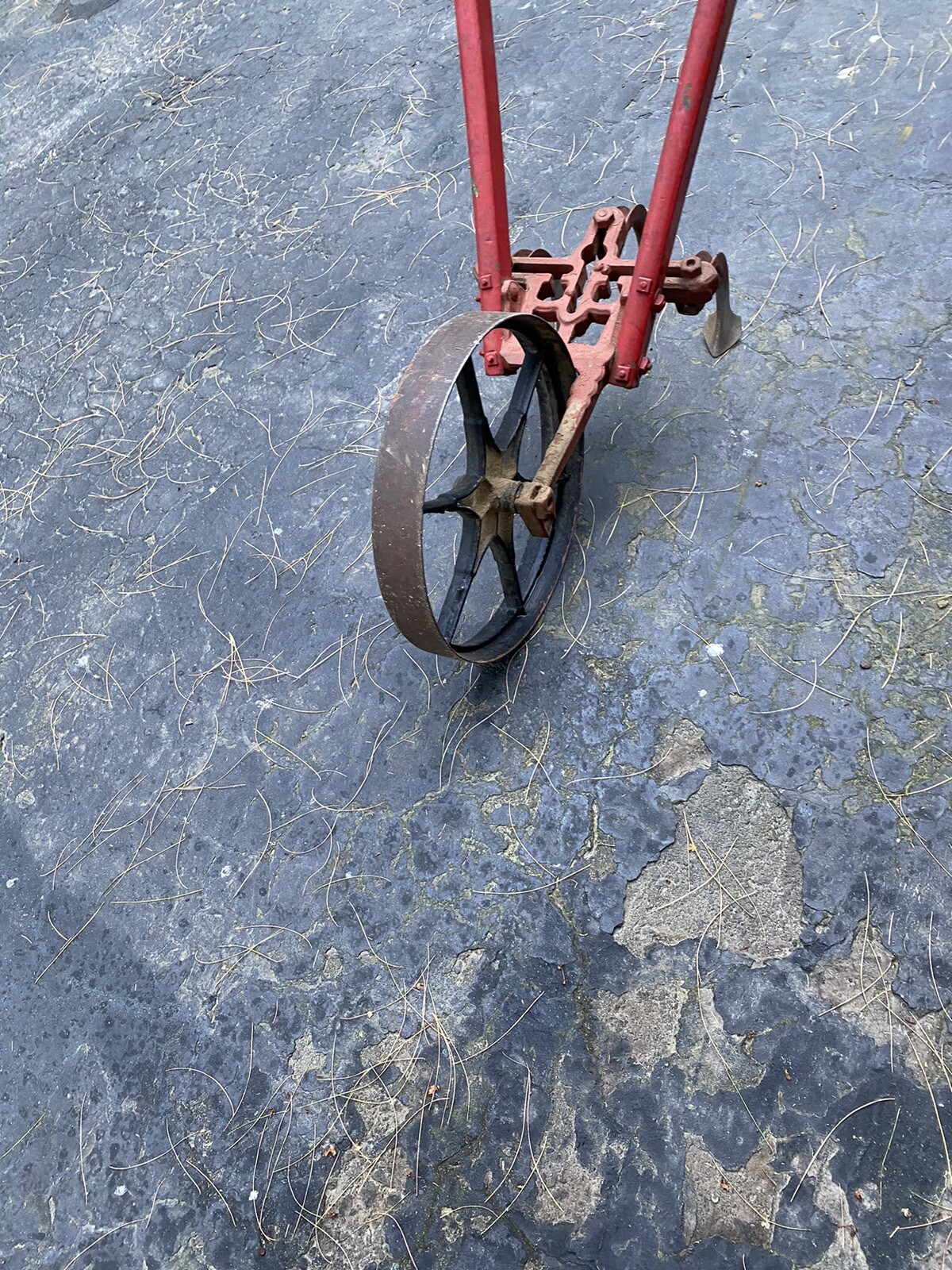 Vintage Planet Jr Single Wheel Cast Iron Cultivator w/ 3 attachment ...