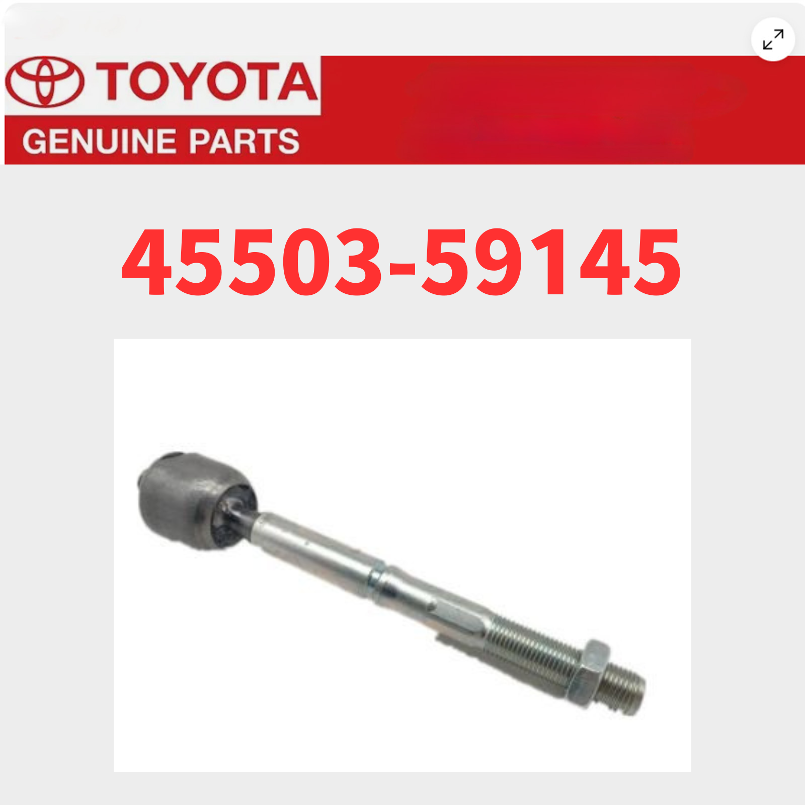 TOYOTA LEXUS LS460 LS600h End Sub Assy Steering Rack 45503-59145 OEM | eBay