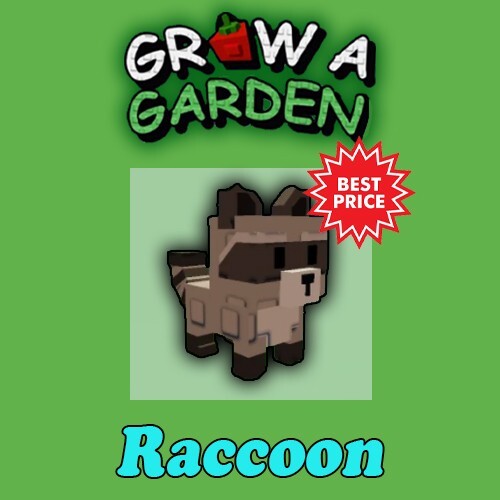 Raccoon - Grow a Garden Roblox | PETS | Cheap & Fast Delivery | eBay