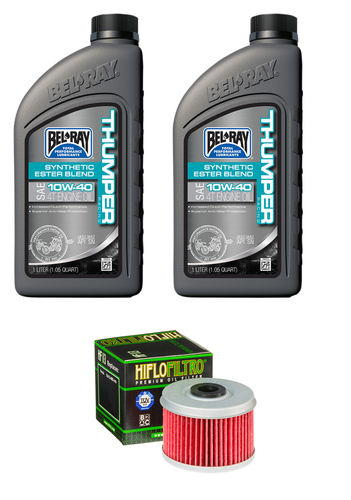 Oil Change Kit Bel Ray & HiFlo Oil Filter for Honda TRX 400EX 400X ...