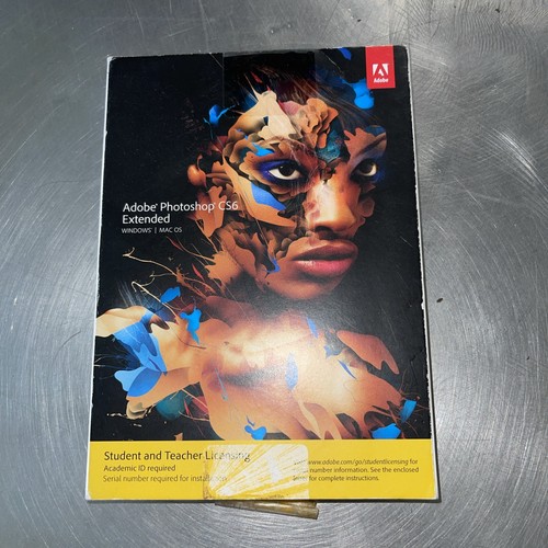 Adobe Photoshop CS6 Extended Windows Student Teacher Edition | eBay