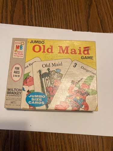 Vintage Jumbo Old Maid Card Game 1968 | eBay