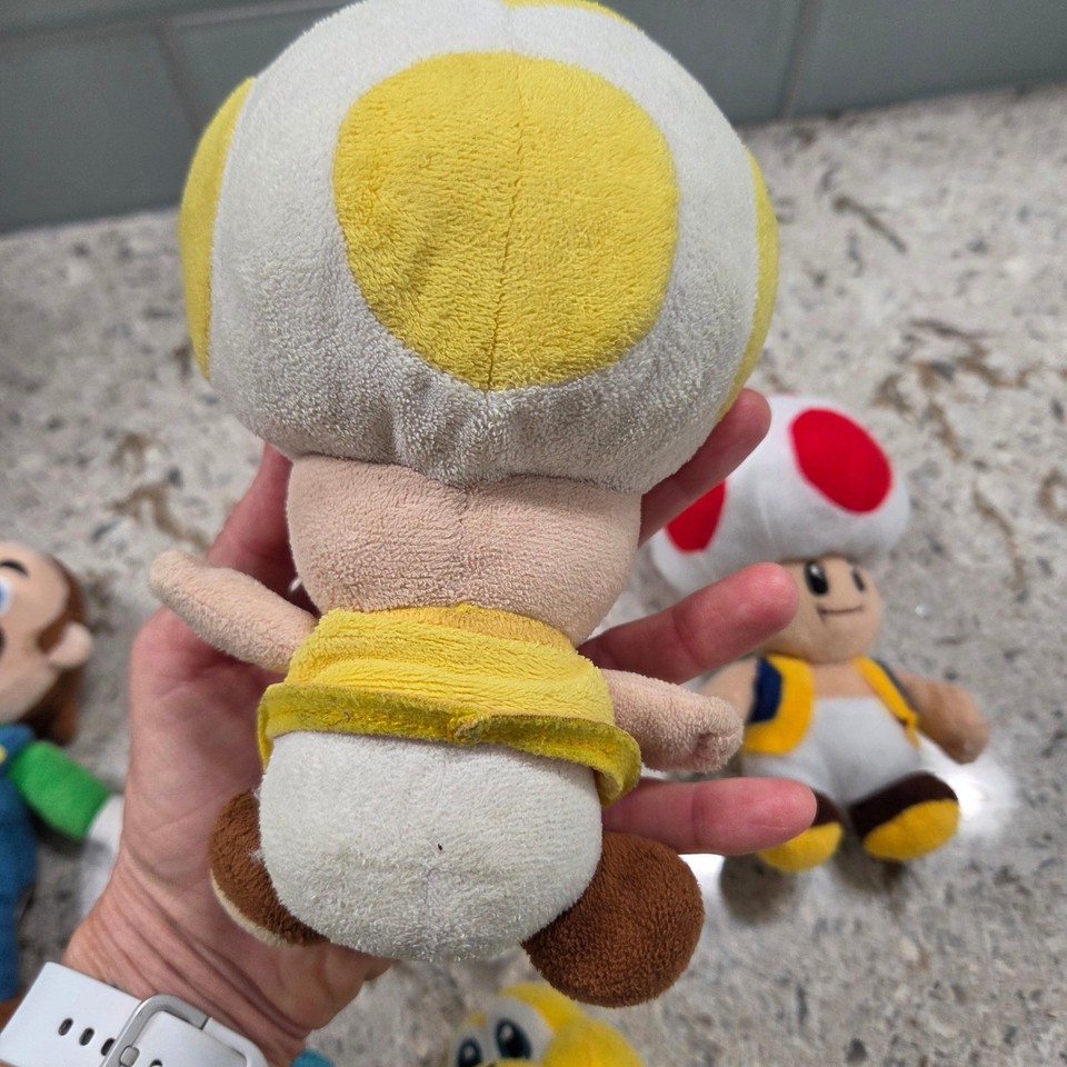 Nintendo Super Mario Plush Lot Mario, Luigi, Toad, Koopa, Bomb | eBay