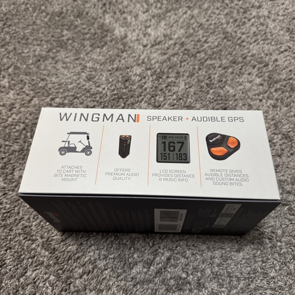 Bushnell Wingman View GPS Golf Speaker - NEW in Box | eBay