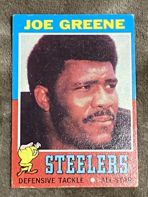💥1971 Topps Joe Greene Pittsburgh Steelers #245 Football Rookie Card | eBay