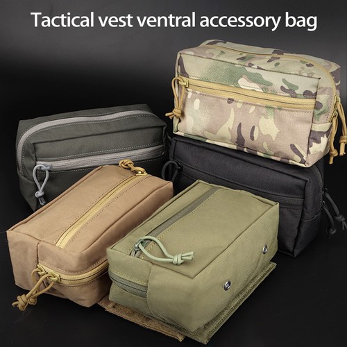 Tactical Bag Molle Design Space-saving Tactical Vest Chest Pouch Smooth ...
