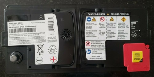 2024 Mercedes-Benz AMG Primary Starter Battery | A0019828208 | 75Ah ...