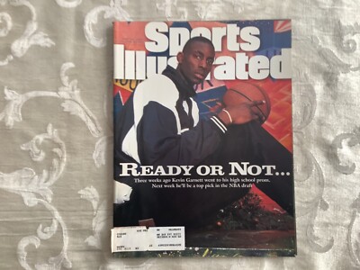W1 1995 KG KEVIN GARNETT NBA DRAFT Sports Illustrated June 26 | eBay