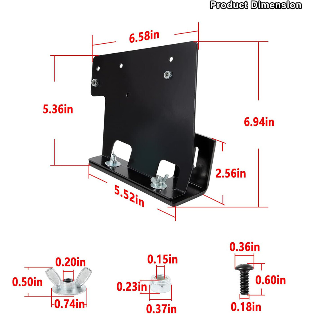 Passenger Side Quick Disconnect CB Radio Mount Mobile Radio Mount for ...