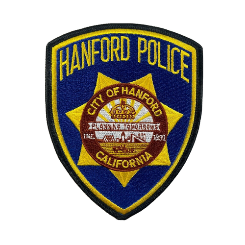 Hanford California Police Patch | eBay