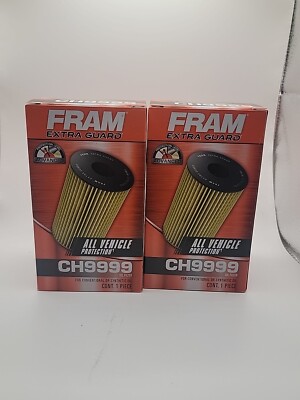Pair Of Fram Extra Guard Engine Oil Filter CH9999. | eBay